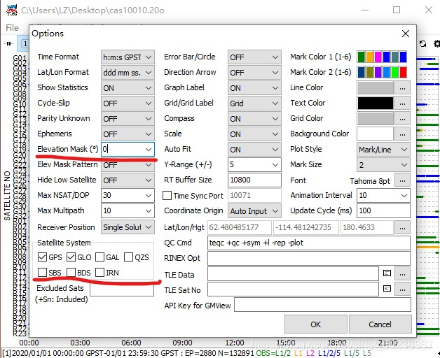 RTKPLOT导出卫星数据并进行Python天空图绘制_rtkplot 详解-CSDN博客