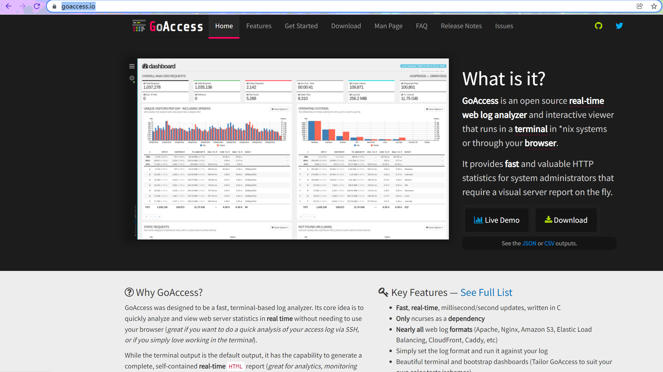 nginx【6】用 GoAccess 实现可视化并实时监控 access 日志-CSDN博客
