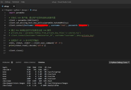 python paramiko使用_python Paramiko使用示例-CSDN博客