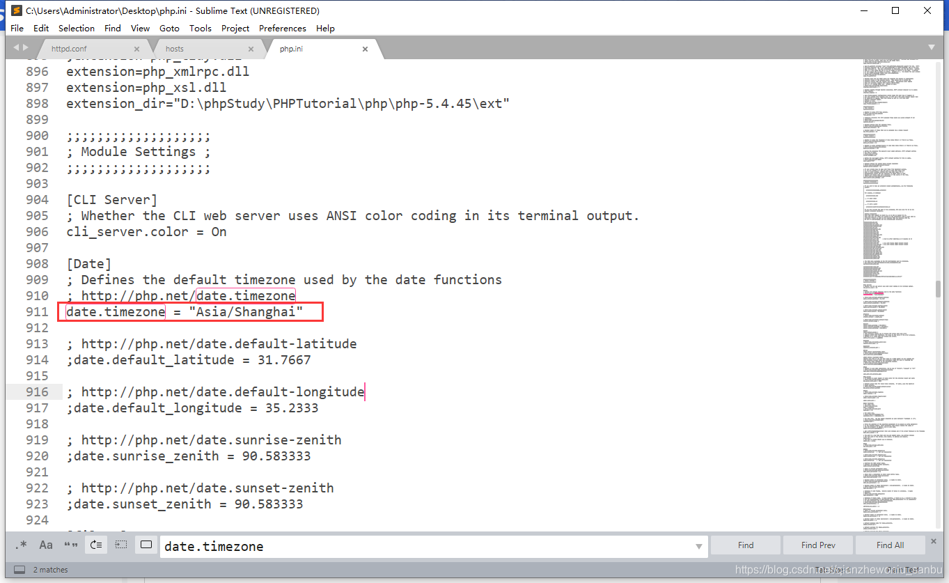 在PHP输出时间代码调试过程中出现 “It is not safe to rely on the system’s timezone settings”_getdbconn ...