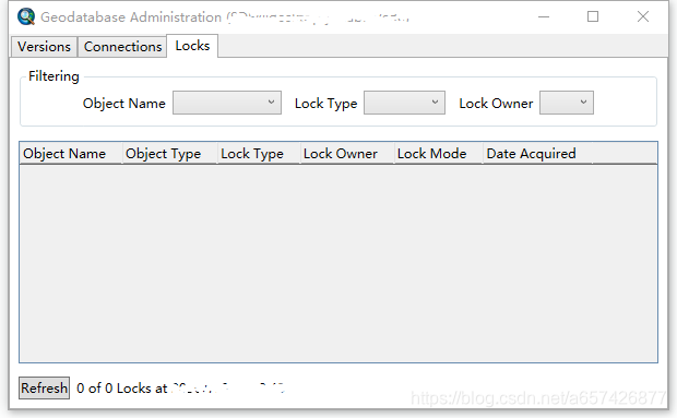 ArcSDE数据被锁定LOCK 查看与解锁_arcmap数据集解锁-CSDN博客