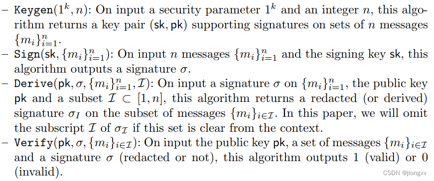 学习笔记：Efficient Redactable Signature and Application to Anonymous Credentials-CSDN博客