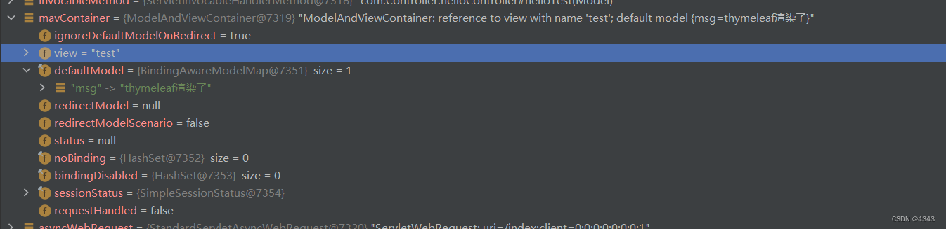 SpringMVC 源码学习 返回值处理_no view rendering, null modelandview returned.-CSDN博客