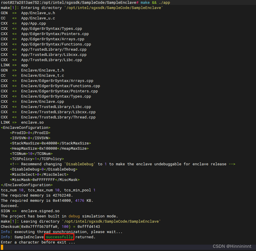 Occlum在SGX中的Docker部署与编程语言编译指南-CSDN博客