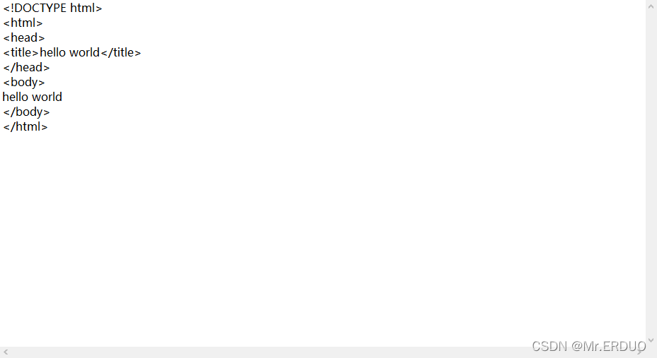 手把手教你用html写Hello World_html helloworld-CSDN博客
