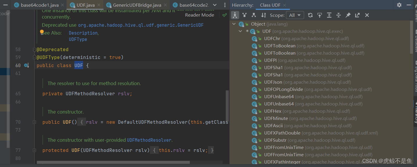 使用Java继承UDF类或GenericUDF类给Hive3.1.2编写UDF实现编码解码加密解密并运行在USDP大数据集群_java genericudf-CSDN博客