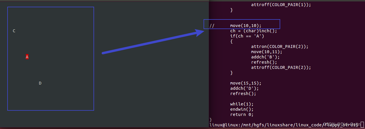 Linux Ncurses库部分函数使用说明-CSDN博客