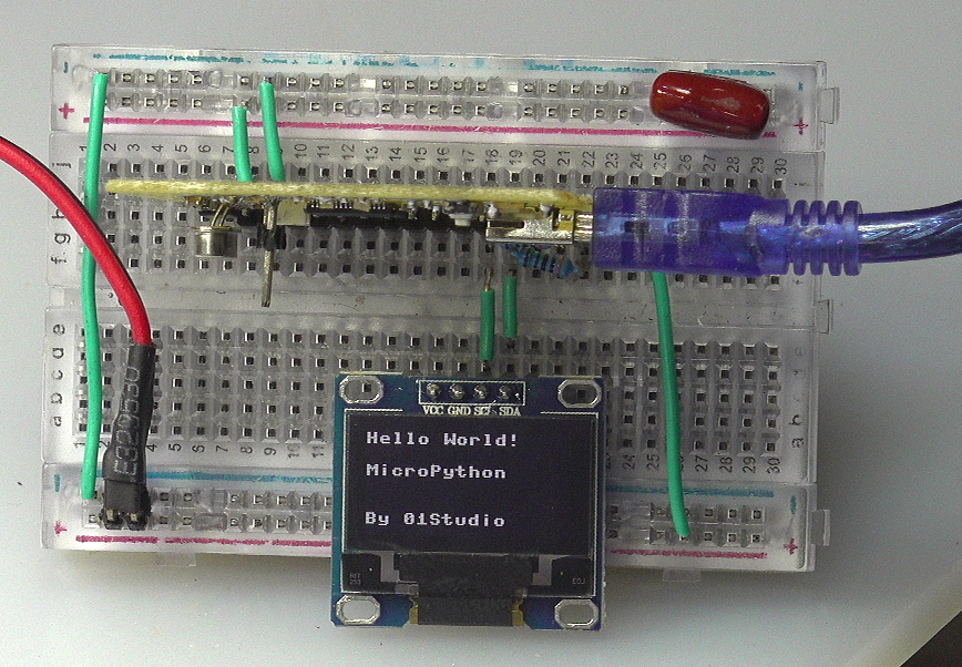 自制pyBoard的I2C实验，应用MicroPython_面包板搭建 i2c通讯电路-CSDN博客