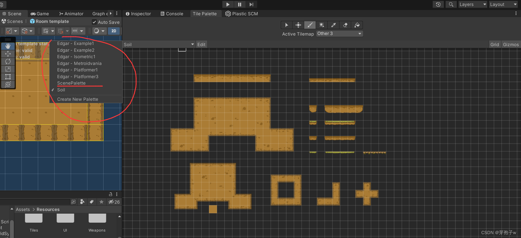 Unity 删除不需要的Tile Palette中的Tile_tile palette怎么删除-CSDN博客