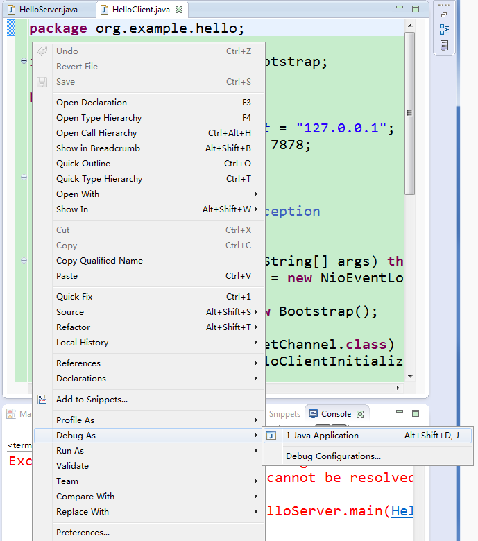 Netty构建游戏服务器(二)--Hello World_netty-all-CSDN博客