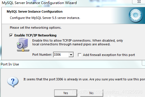 mysql 安装 中途遇到的意外：it seems that the port 3306 is already in use 和 卡到最后一个 ...