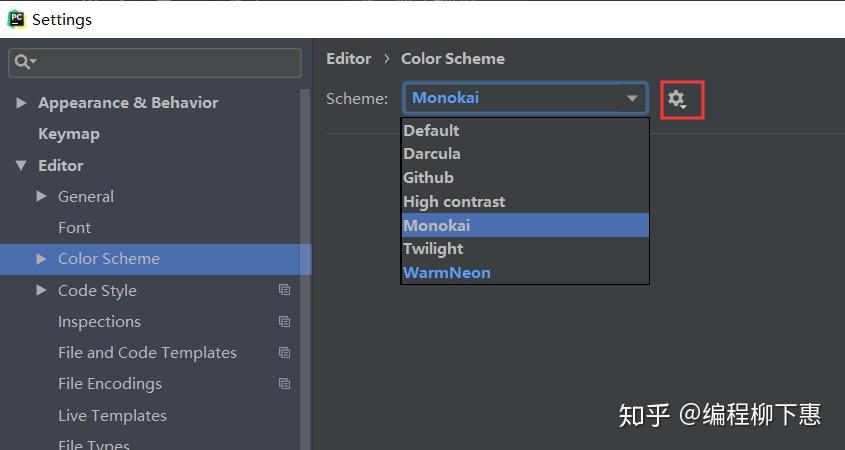 PyCharm颜色设置_pycharm的自定义变量的字体颜色是哪个-CSDN博客