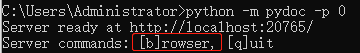 [python]查看本机中的python第三方库文档_python -m pydoc -p 0-CSDN博客