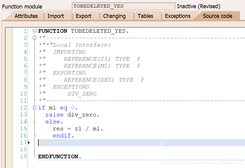 call function中的 exporting/importing/changing_abap call function ...
