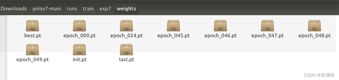 yolov7配置与训练记录(二)_训练权重文件放到weight、-CSDN博客