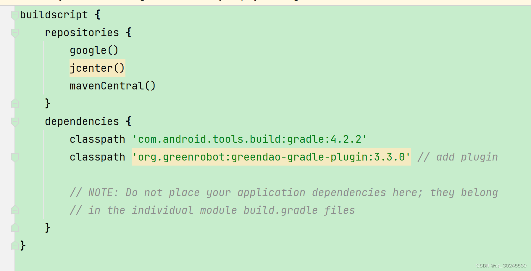 AS中 Gradle8.0 配置greendao,以及项目build.gradle中插件配置方式_android studio gradle8.0配置详解-CSDN博客