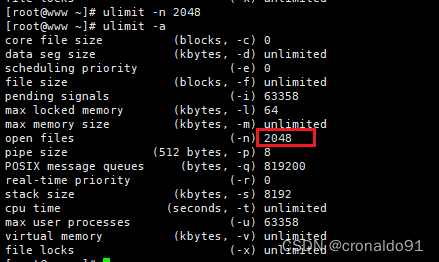 Linux系统：ulimit命令_ulimit -n 65535-CSDN博客