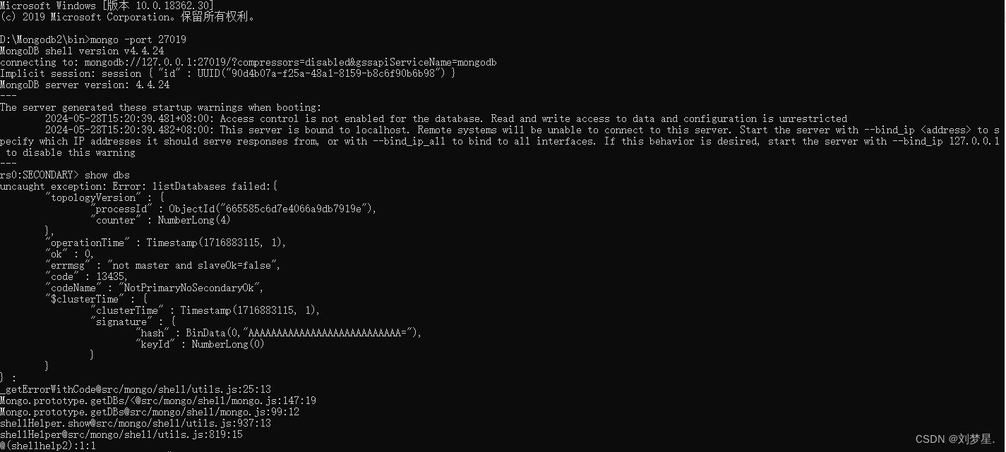 MongoDB副本集部署（windows）_mongodb4副本集部署-CSDN博客