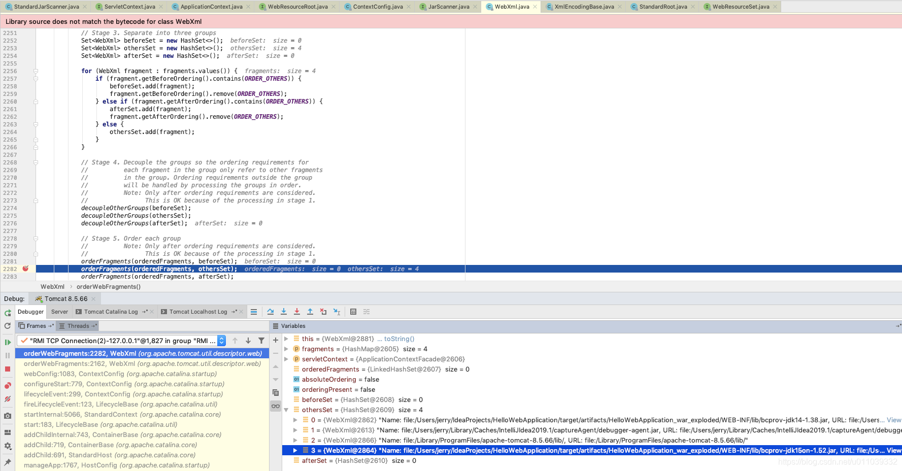 82 关于tomcat启动org.bouncycastle.asn1.ASN1EncodableVector-＞org.bouncycastle.asn1.DEREncodableVector ...