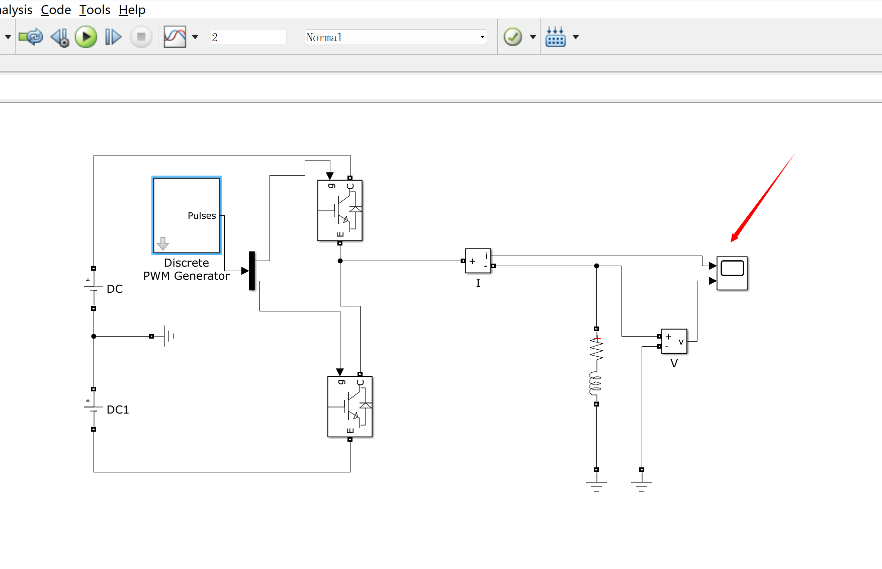 【单相半波PWM逆变器】在电压源变流器中使用IGBT /二极管模块的作用及使用Powergui / FFT工具对PWM波形进行谐波分析研究（Simulink仿真实现）-CSDN博客