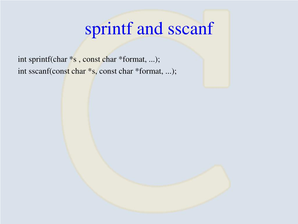 C语言中sprintf()和sscanf()函数详解-CSDN博客