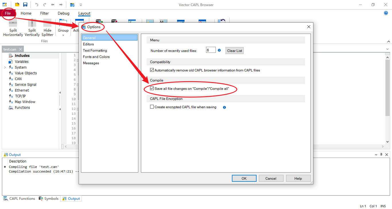 CAPL程序的编译与有条件编译详解-CSDN博客
