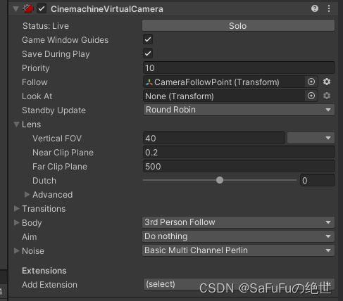 [Unity]尝试实现第三人称控制器（其三、相机控制）_unity player input-CSDN博客