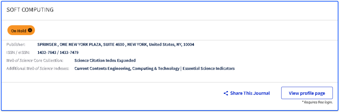 警惕！新增“On Hold”！这本CCF-C类2区SCI，录用后长时间未见刊？共15本期刊危险！_neurocomputing被列预警-CSDN博客
