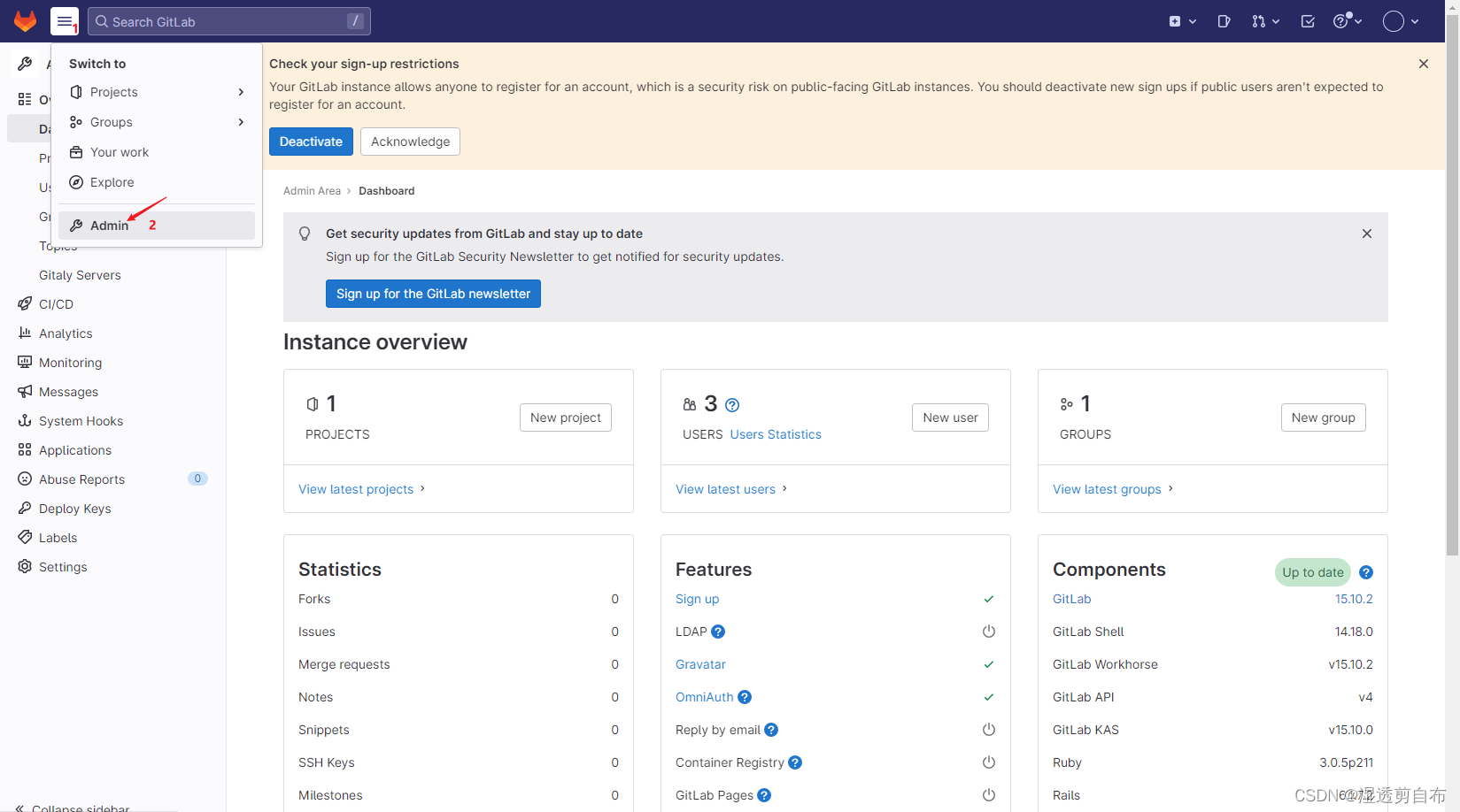 ubuntu云服务器安装配置gitlab及使用git管理代码超详细教程_ubuntu 安装gitlab-CSDN博客