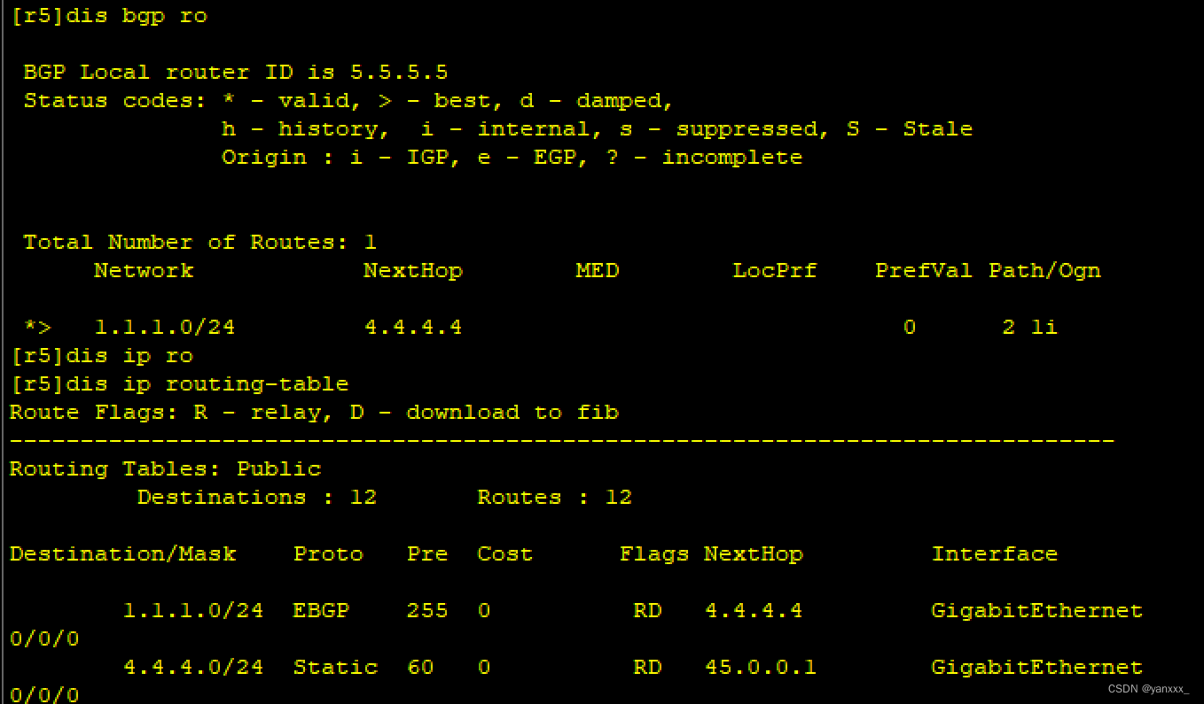 HCIP_BGP对等体实验_hcip bgp实验-CSDN博客