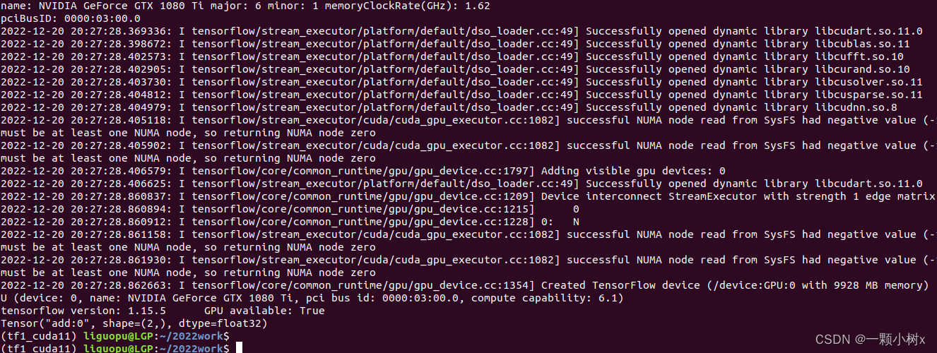 Tensorflow1 搭建Cuda11_cuda11.1对应tensorflow-CSDN博客