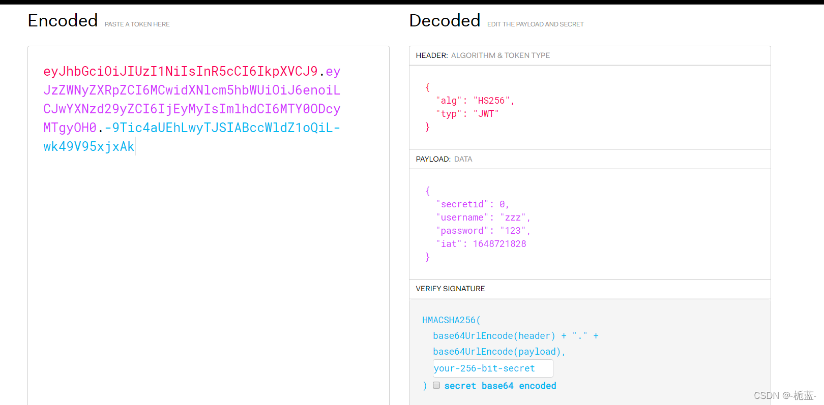[HFCTF2020]EasyLogin JWT认证-CSDN博客