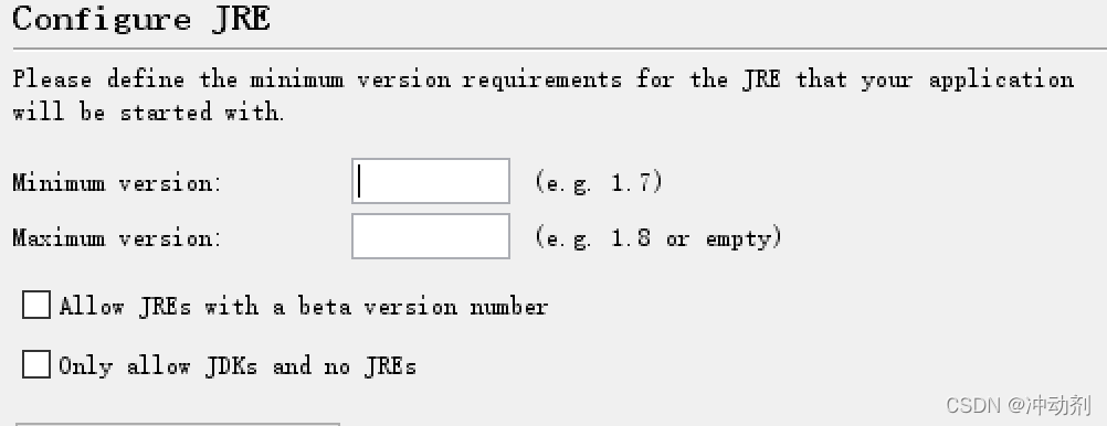 用exe4j将Java的可执行jar包转为exe后或过程中遇到的问题_exe4j 将jar打包成exe文件后 请求接口出现cors error ...