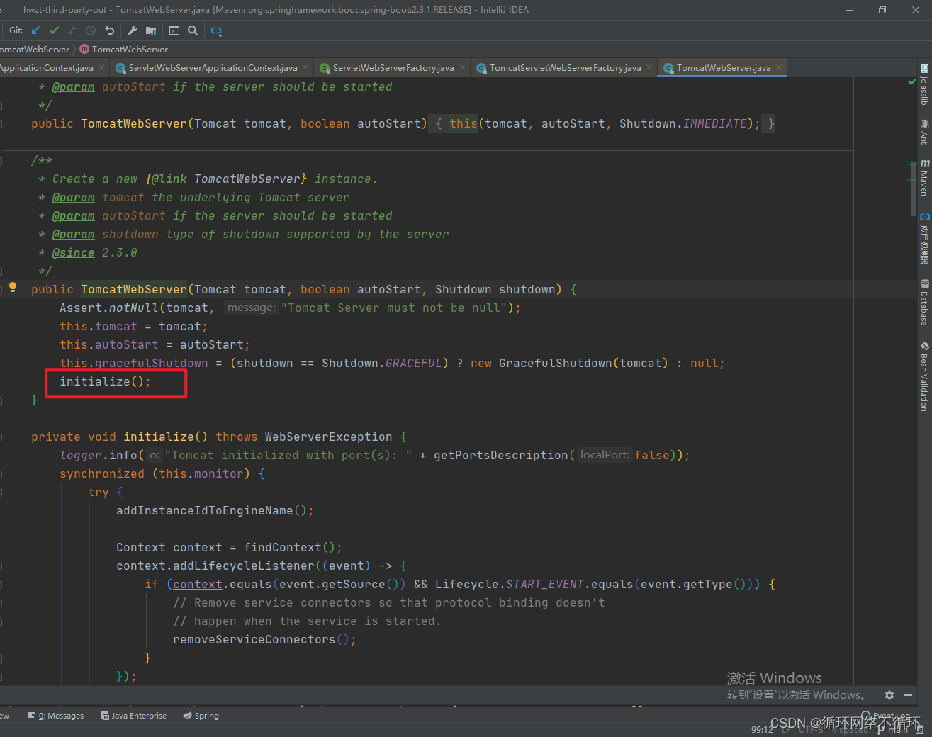 SpringBoot源码分析：SpringBoot整合Tomcat(三)_springboot tomcat源码-CSDN博客