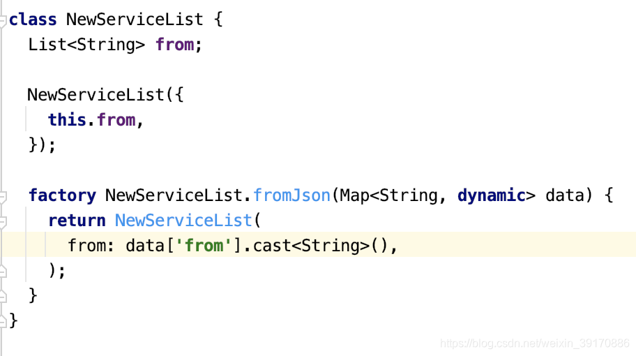 Flutter Json数组解析报错 List＜dynamic＞‘ is not a subtype of type ‘List＜String＞ 解决方案_list ' is not a ...