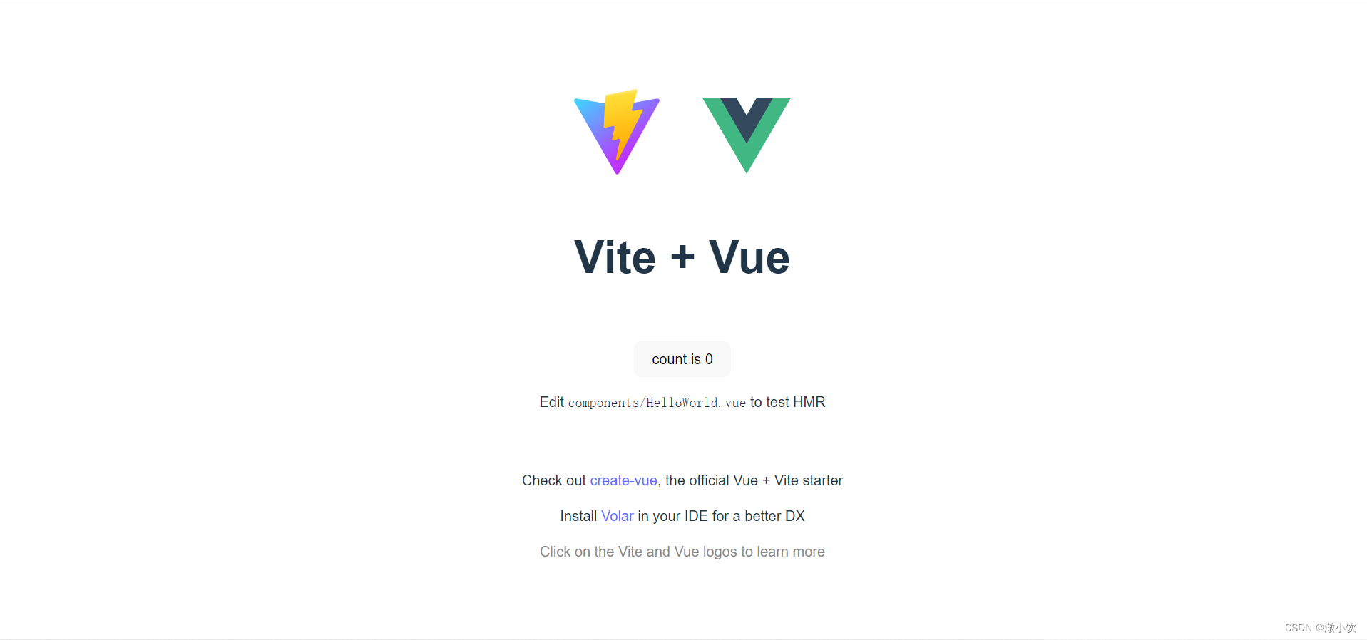 vite 搭建 js+vue3 全家桶 (一)_用vite vue3和js项目搭建-CSDN博客