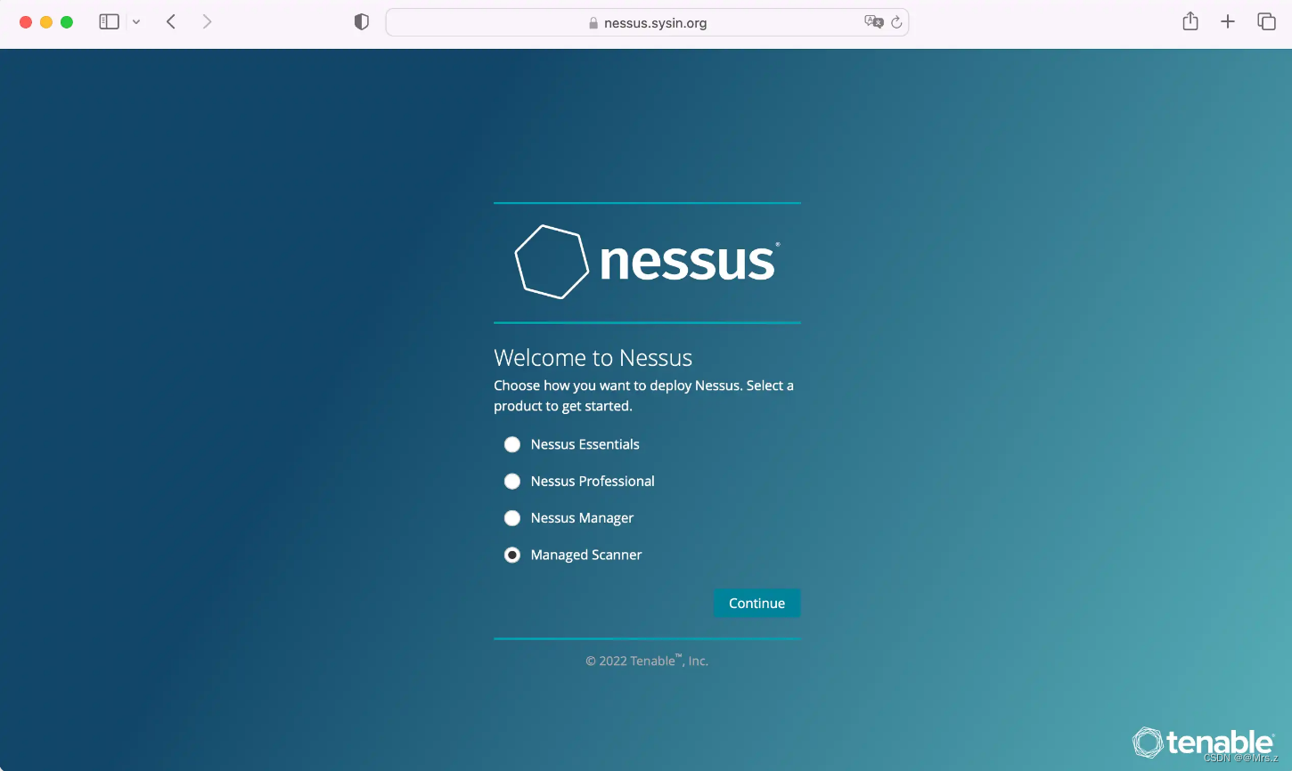 【在 macOS 上安装 Nessus 10】_mac安装nessus-CSDN博客
