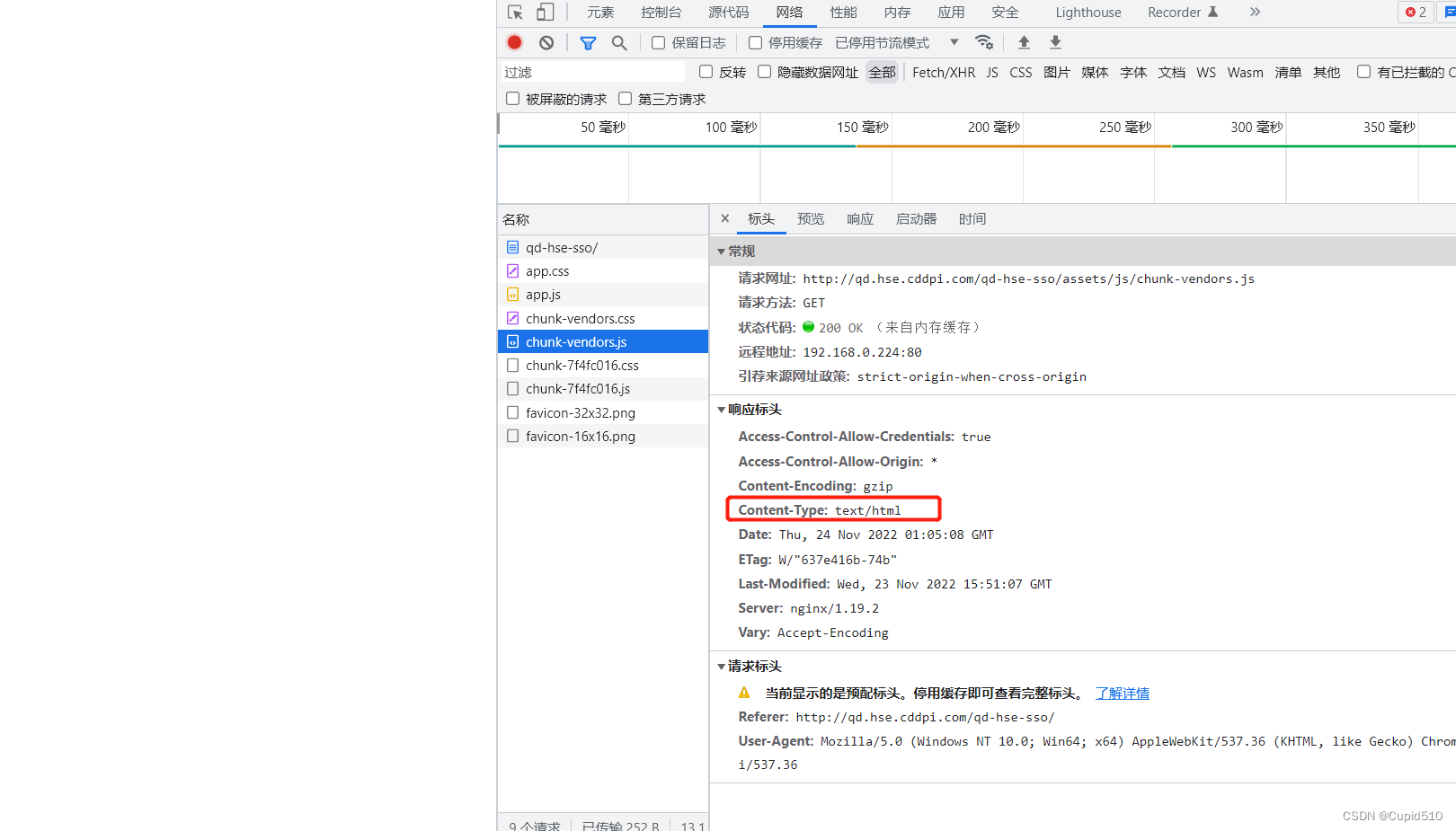 Uncaught Syntaxerror Unexpected Token ‘＜‘ At Chunk Vendorsjs11 