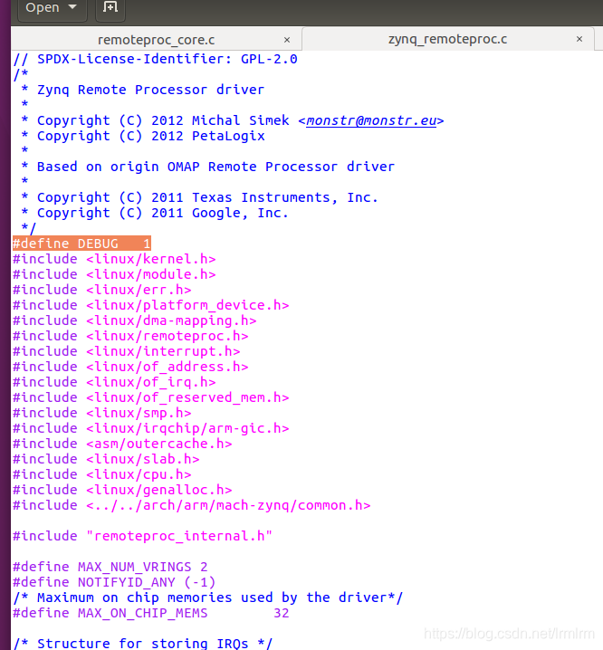 关于 在zynq双核AMP 运行linux+ucos,echo_test,remoteproc程序提示use vmalloc=＜size ...