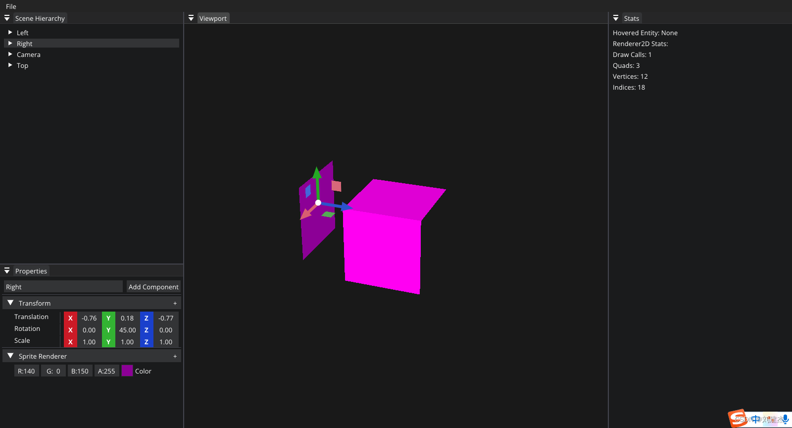 Hazel游戏引擎（099）点击选择实体_游戏引擎 gizmo-CSDN博客