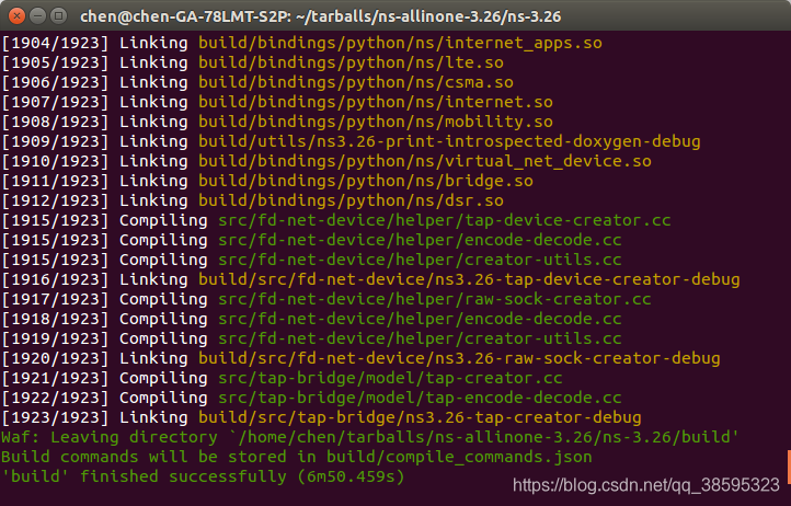 task in 'ns3-wifi' failed或者‘ns3-network‘ failed错误_build failed -> task in 'ns3-basic-sim' failed ...