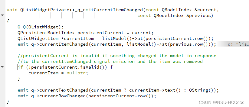 关于on_listWidget_currentItemChanged问题_qlistwidget itemchanged-CSDN博客