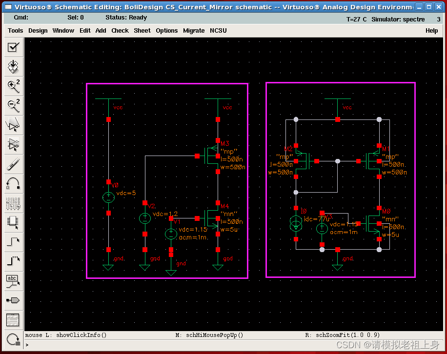 virtuoso IC5141 实验三 Cascode OTA放大器设计_cascode放大器-CSDN博客
