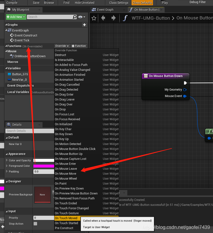 UE4 UMG————获取UMG 界面坐标点的方法_ue4 umg输出鼠标位置的alpha-CSDN博客