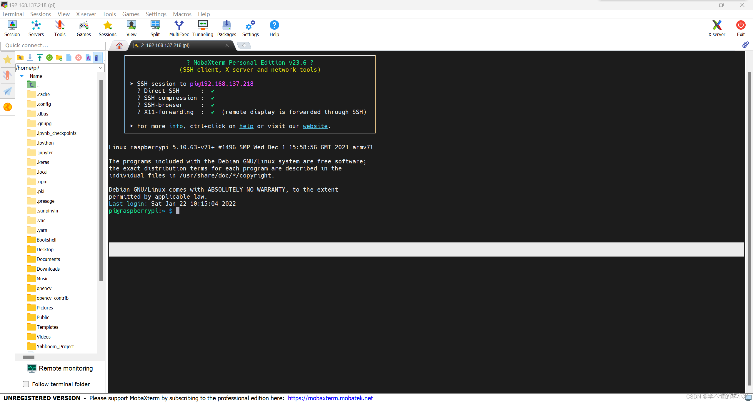 树莓派4B+opencv学习之旅-1_yahboom提取码-CSDN博客