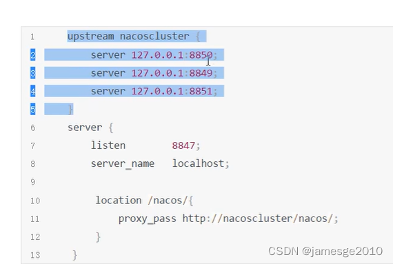 nacos集群-linux环境搭建_linux nacos集群搭建 csdn-CSDN博客