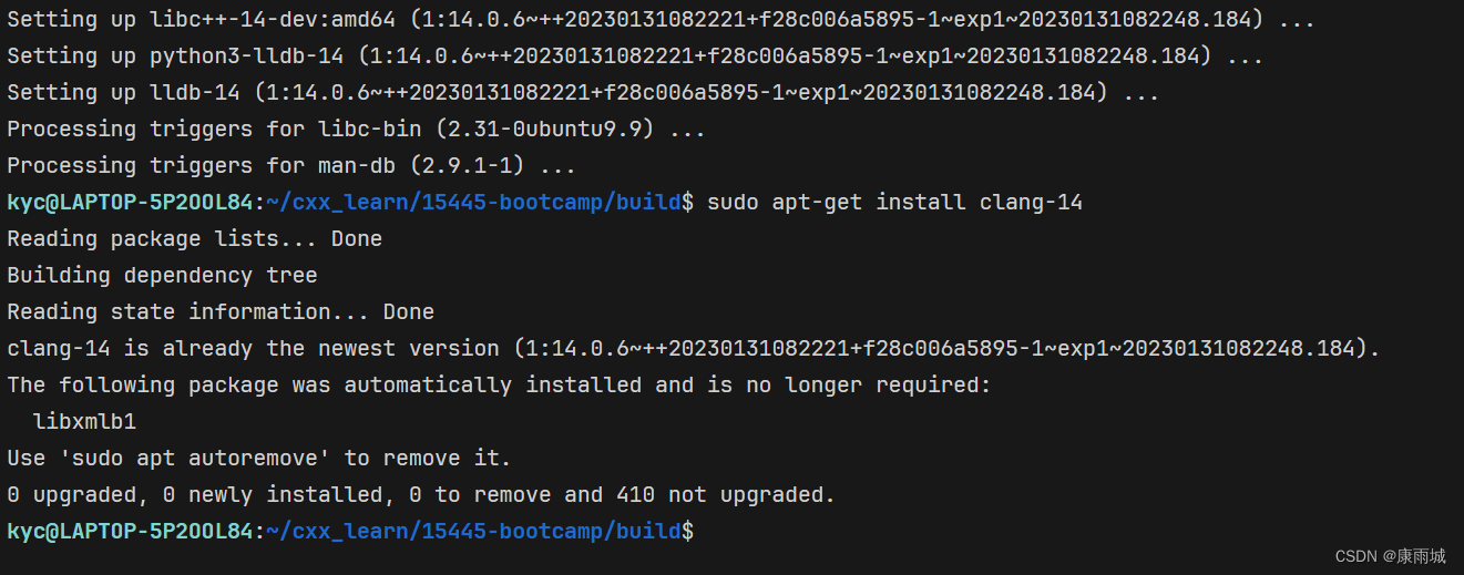 解决[ Ubuntu ]E: Unable to locate package clang-14-CSDN博客