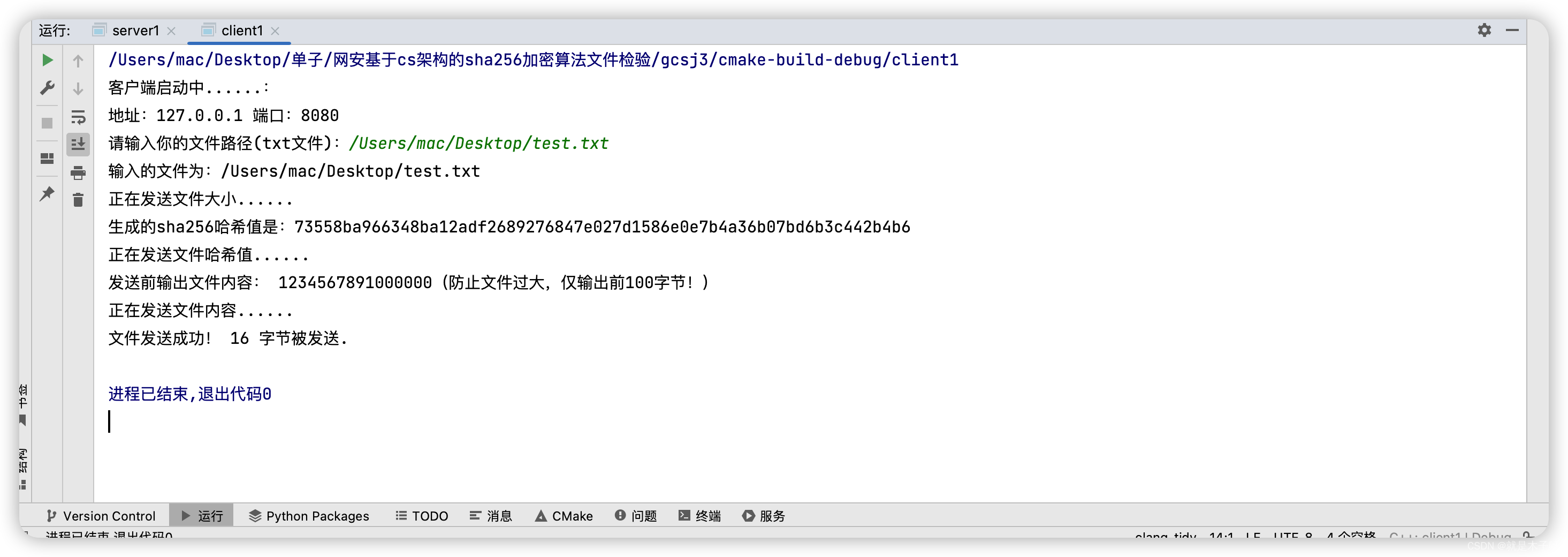 基于 CS 模式 的SHA-256 算法文件完整性程序_sha256验证文件完整性-CSDN博客