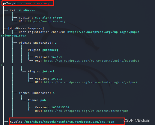 CMSeek使用(Kali中)-CSDN博客
