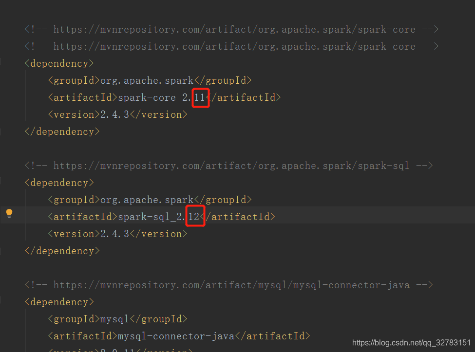在执行spar-sql程序中报错：java.lang.NoSuchMethodError: org.apache.spark.internal.Logging.$init$(Lorg ...